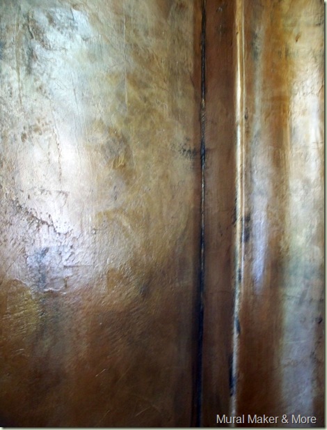 Faux Finish Powder Room – Antique Bronze - Just Paint It Blog